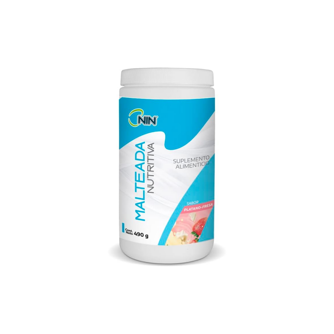 Malteada Nutritiva NIN 490 gr. PLATANO-FRESA – Centro Renal de Monclova